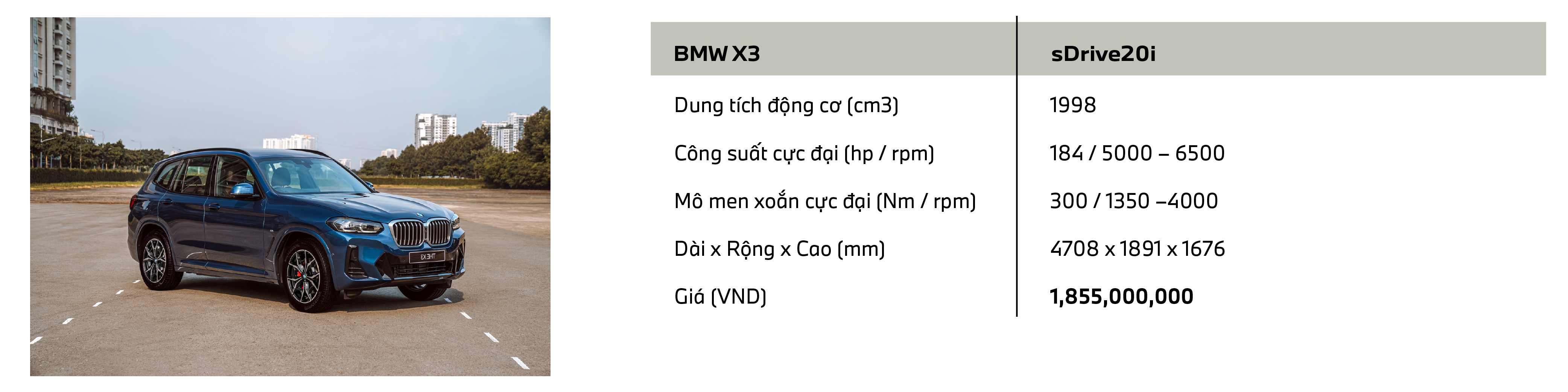 Bảng giá xe BMW 2025 - BMW Bình Dương